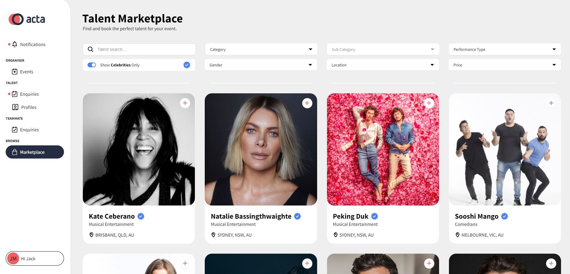 Introducing acta Version 2.0